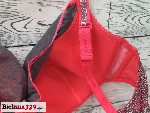 Biustonosz rozmiar G Lanny Mode 12781 czerwony | Biustonosze G lanny-mode-12781-g